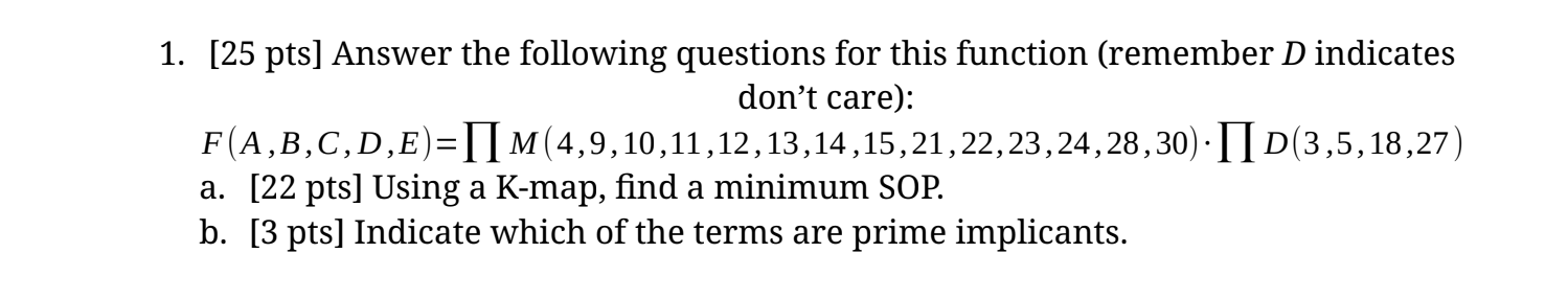 Solved [25 pts] Answer the following questions for this | Chegg.com