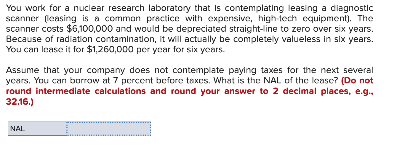 Solved You work for a nuclear research laboratory that is | Chegg.com