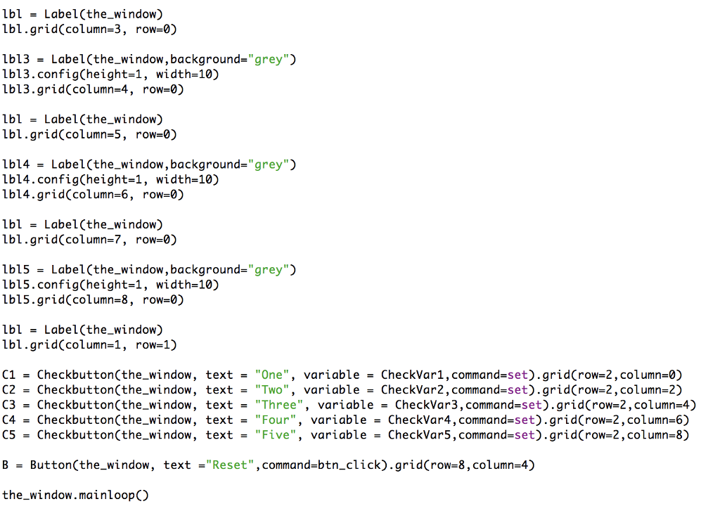 Solved Hey! Would someone mind checking this python code? | Chegg.com