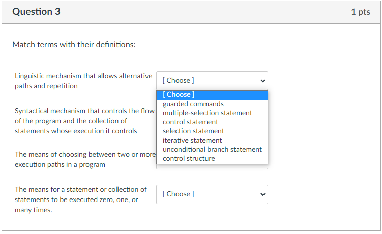 Solved Match terms with their definitions: Linguistic | Chegg.com