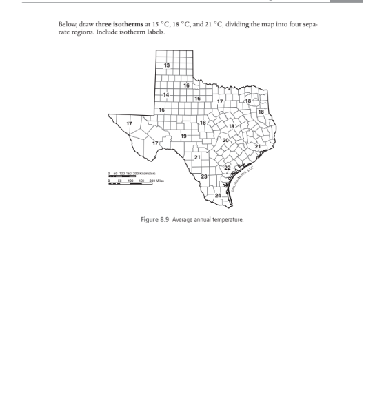 Solved Below, draw three isotherms at 15\deg C,18\deg C, | Chegg.com