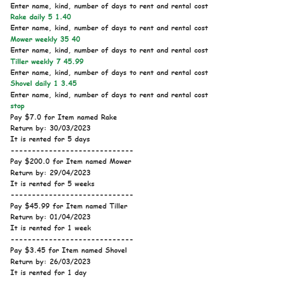 Solved Create a Java program for the below scenario: Your | Chegg.com