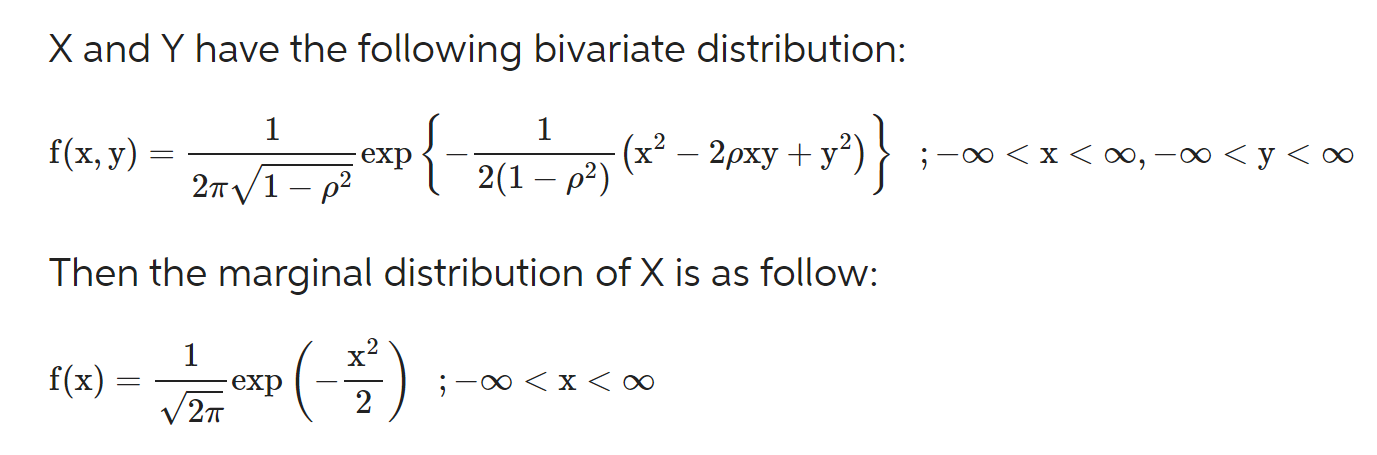 Solved Using the joint distribution function and results | Chegg.com