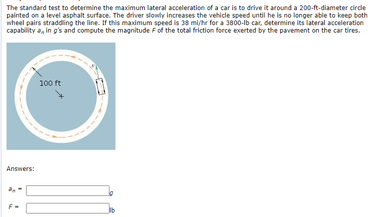 Solved The standard test to determine the maximum lateral | Chegg.com