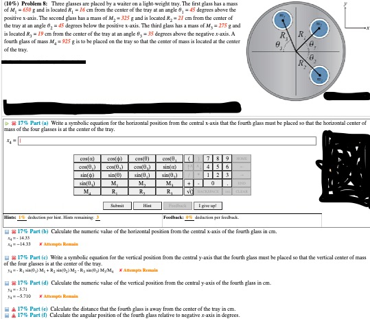 Solved Need help on how to solve parts A-F. A.) write a | Chegg.com