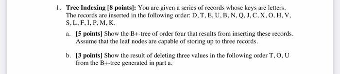 Solved 1. Tree Indexing [8 points]: You are given a series | Chegg.com
