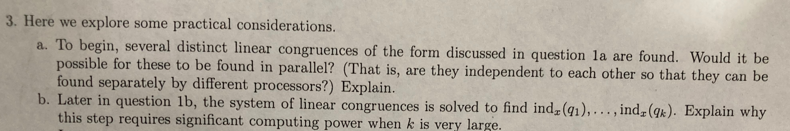 Solved I need part 3a and 3b. I've attached number 1 for | Chegg.com