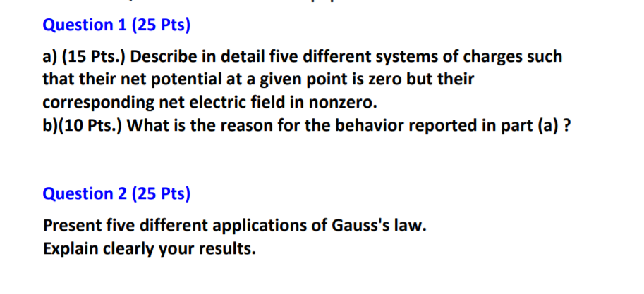 Solved Question 1 (25 Pts) a) (15 Pts.) Describe in detail | Chegg.com Solved Question 1 (25 Pts) a) (15 Pts.) Describe in detail | Chegg.com