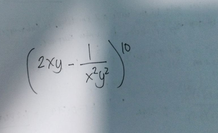 Solved Determine the middle term of the expansion (2xy - | Chegg.com