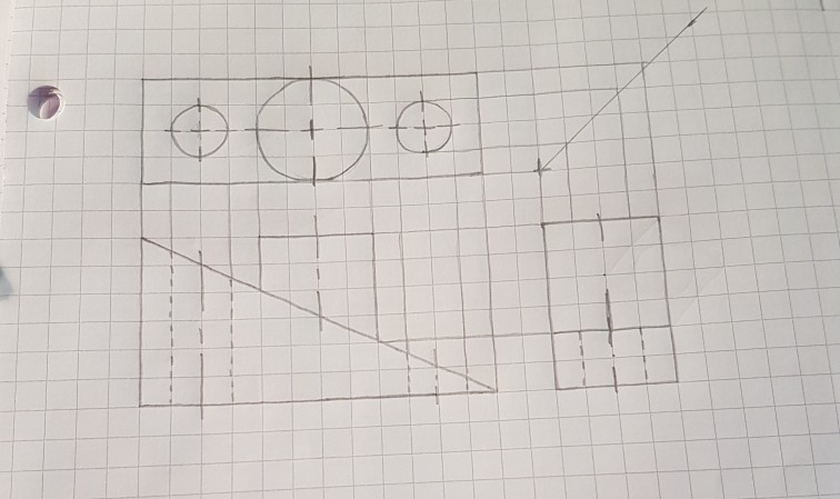 Solved Engineering graphics problem: Please draw a CAVALIER | Chegg.com