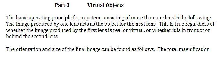Solved Part 3 Virtual Objects The basic operating principle | Chegg.com