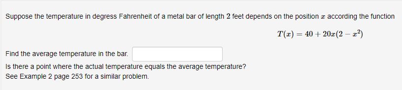 Solved Suppose the temperature in degress Fahrenheit of a | Chegg.com