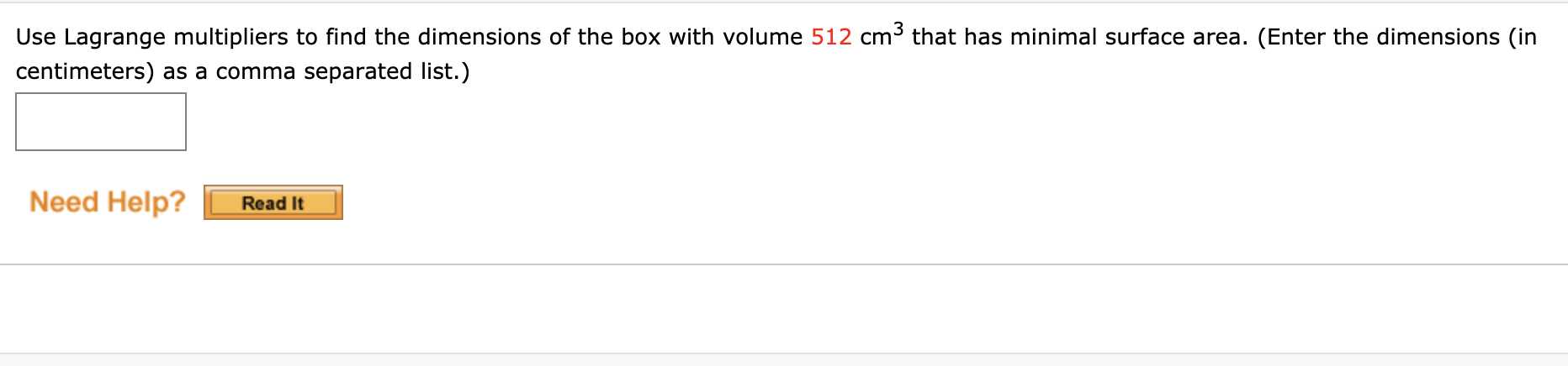 Solved Use Lagrange multipliers to find the dimensions of | Chegg.com