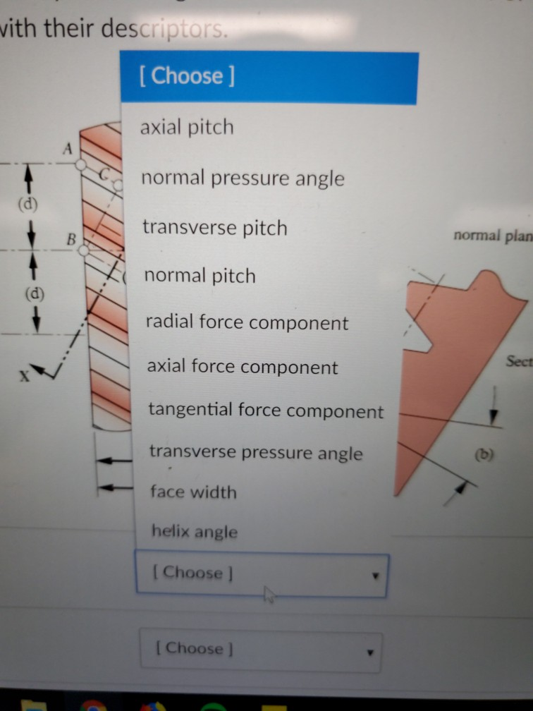 Solved Parallel helical gears have many advantages over the | Chegg.com