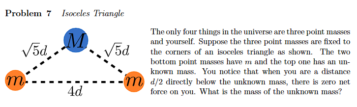 Solved Problem 7 Isoceles Triangle The only four things in | Chegg.com