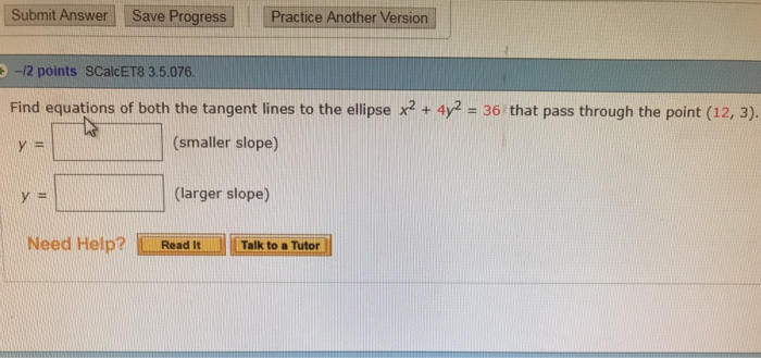 Solved Save Progress Practice Another Version :-12 points | Chegg.com