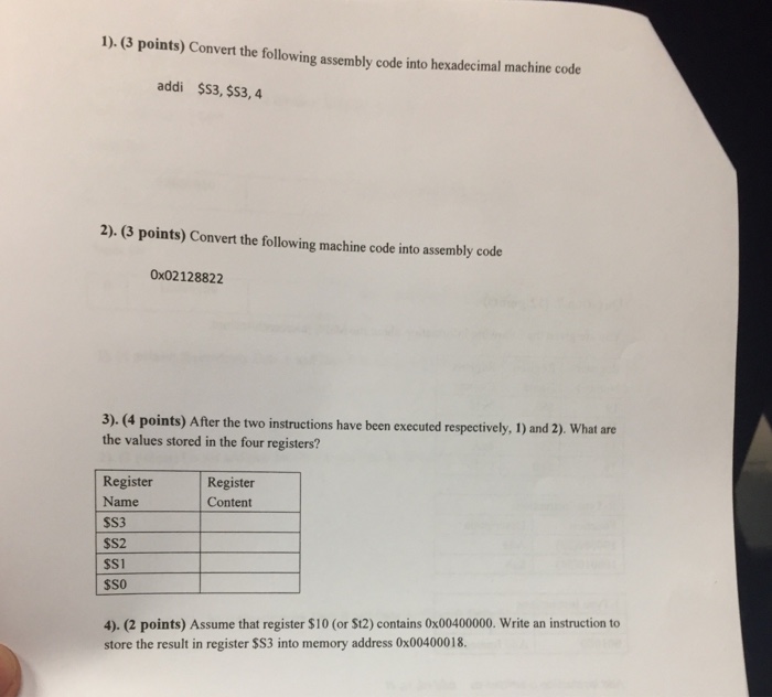 Question 7. (12 points) You are given the following | Chegg.com