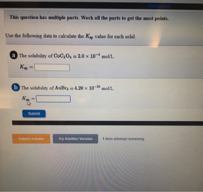 Solved This question has multiple parts. Work all the parts | Chegg.com