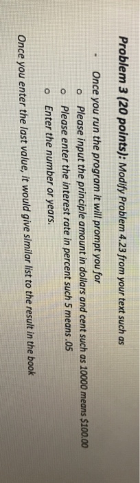 4.23 (Calculating the Compound Interest with | Chegg.com