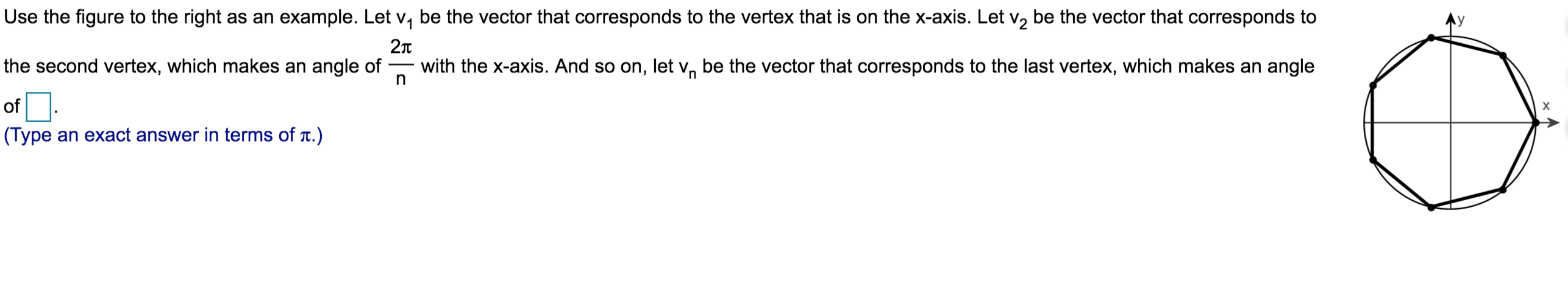 Solved Use the figure to the right as an example. Let v, be | Chegg.com