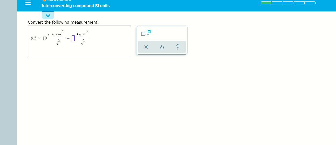 Solved Interconverting compound Sl units Convert the | Chegg.com