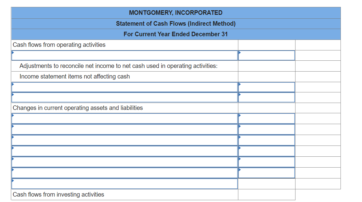 Solved Exercise 12-13 (Static) Indirect: Preparing statement | Chegg.com