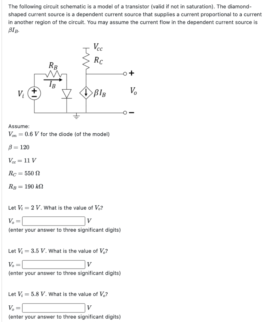 Solved The following circuit schematic is a model of a | Chegg.com