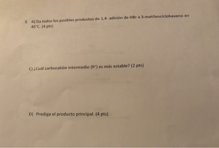 Dibuja las fórmulas estructurales para los siguientes | Chegg.com