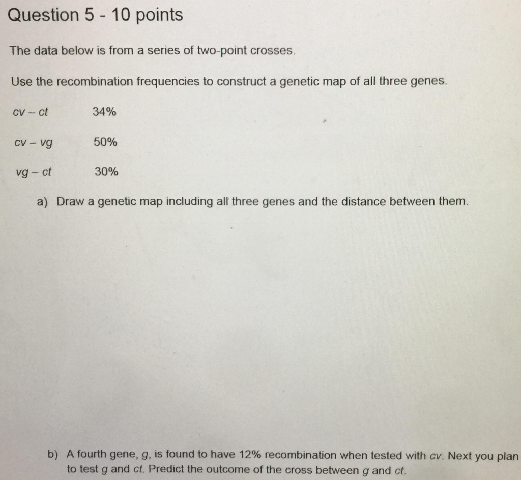 Solved Question 5 - 10 points The data below is from a | Chegg.com