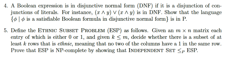 Topic: Dynamic programming and NP-Completeness P is | Chegg.com