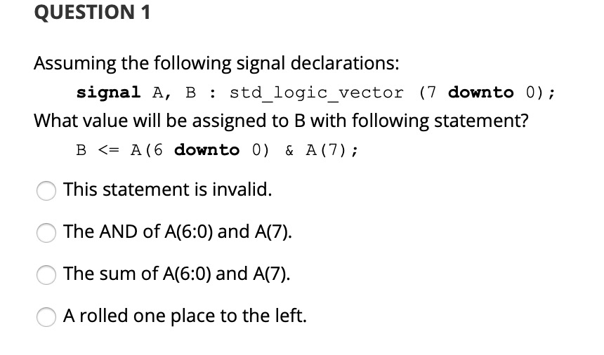Solved QUESTION 1 Assuming the following signal | Chegg.com