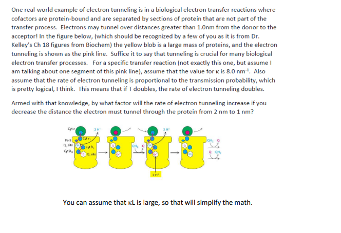 Solved One real-world example of electron tunneling is in a | Chegg.com