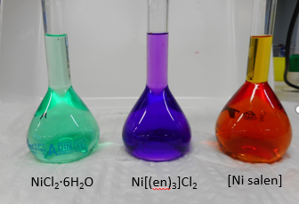Solved -N N Ni -O NiCl2:6H20 Ni[(en)3]C12 [Ni salen] | Chegg.com