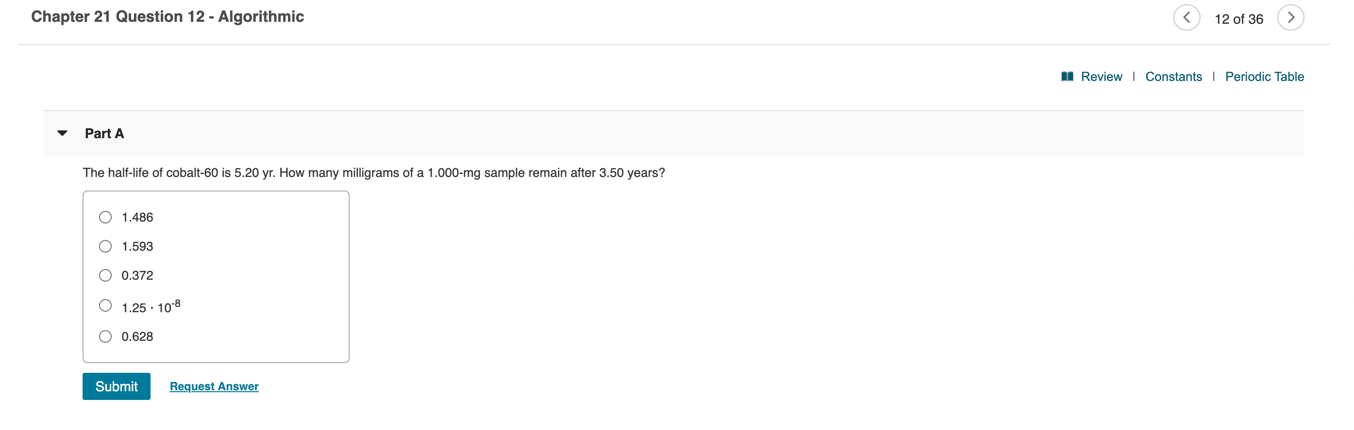 Solved Chapter 21 Question 12 - Algorithmic 12 of 36 I | Chegg.com