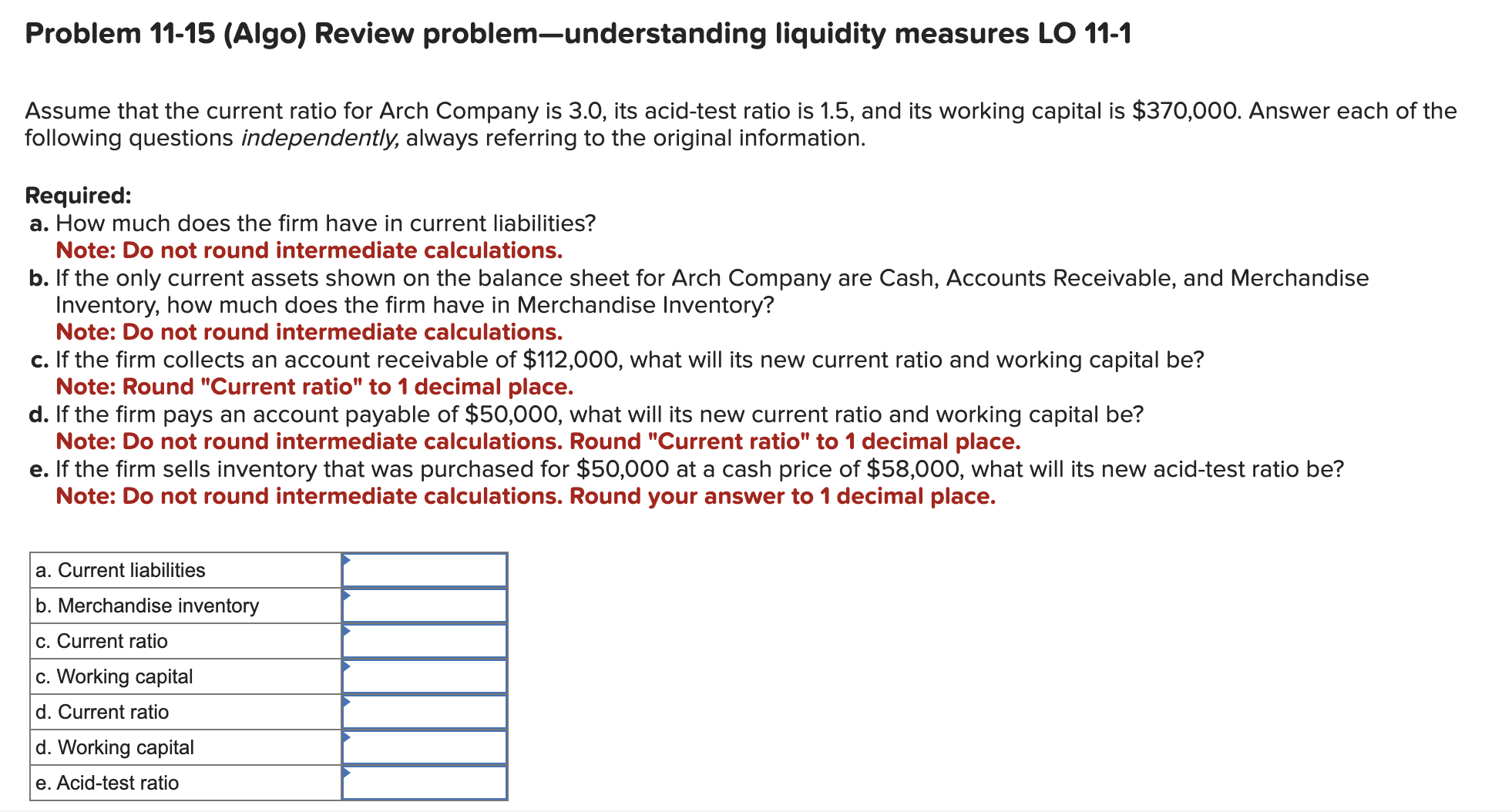Solved Problem 11-15 (Algo) Review problem-understanding | Chegg.com