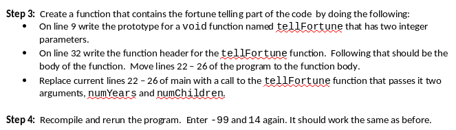 Solved LAB 6.2 - Using a void Function Step 1: Remove | Chegg.com