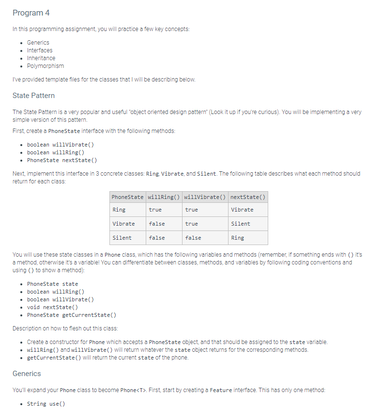 Solved Program 4 In this programming assignment, you will | Chegg.com