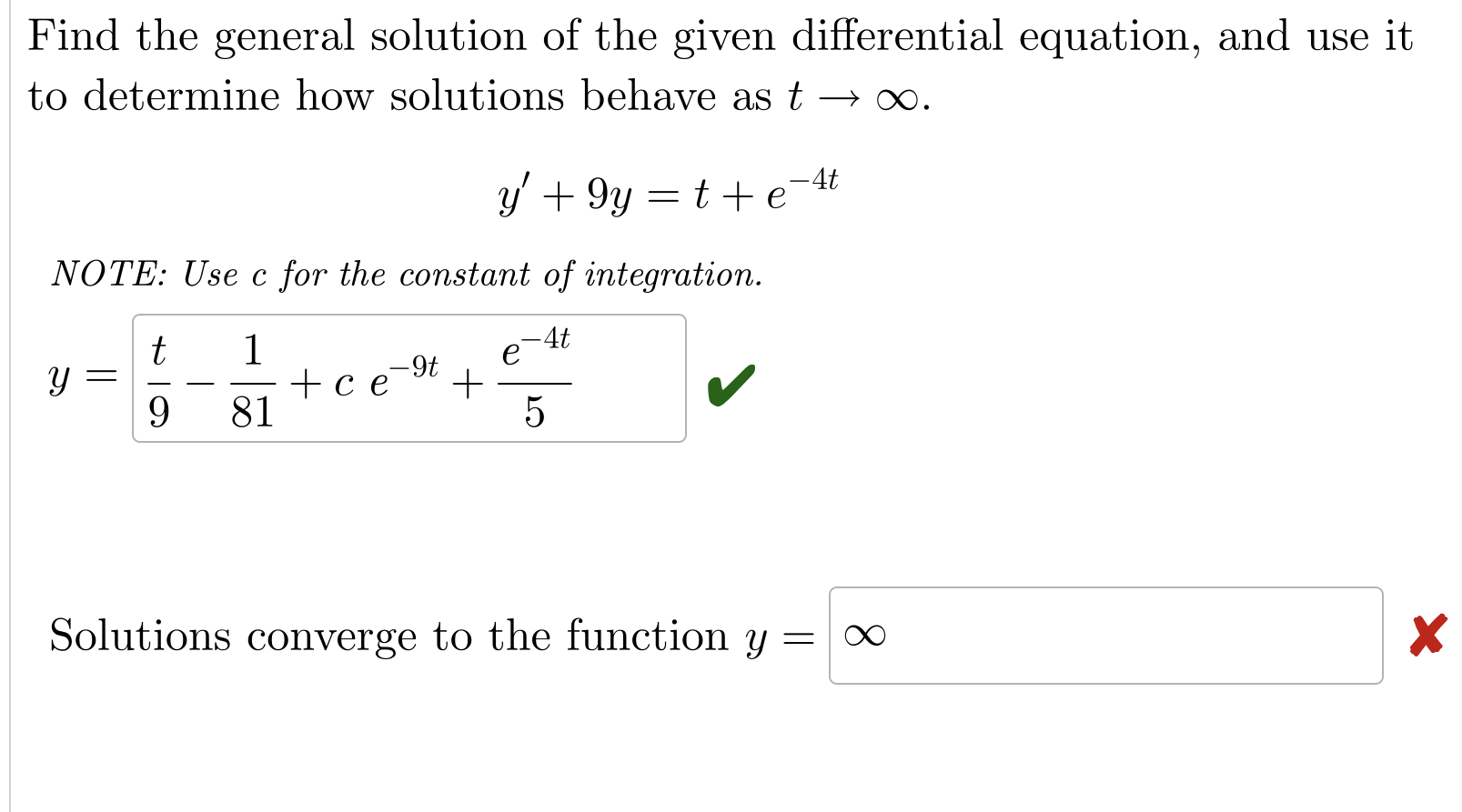 Solved Find the general solution of the given differential | Chegg.com