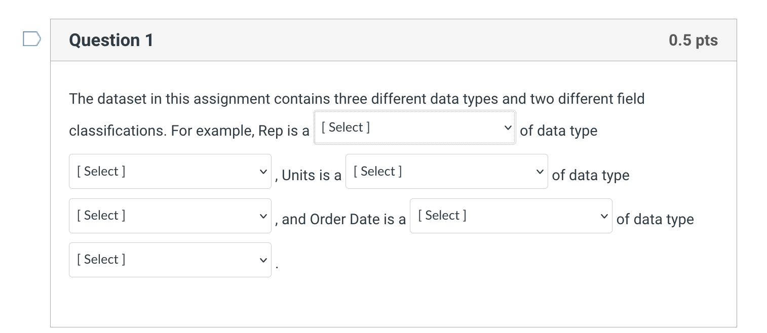 Solved The dataset in this assignment contains three | Chegg.com