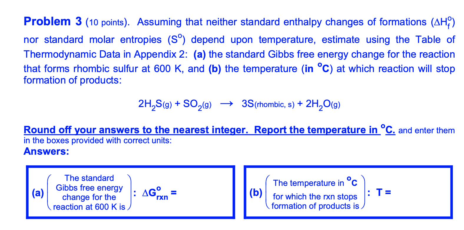 Solved 406 Appendix C: Thermodynamic Data Table C.1 | Chegg.com