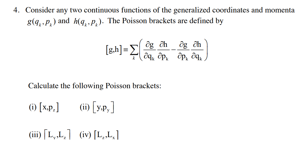 Solved 4. Consider any two continuous functions of the | Chegg.com