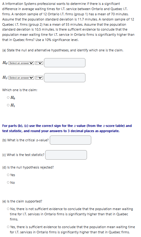 Solved A Information Systems professional wants to determine | Chegg.com