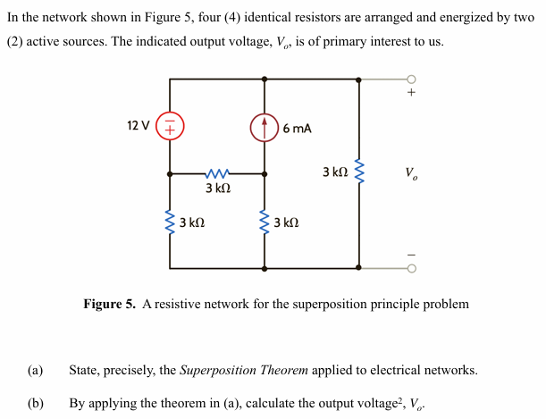 Solved In the network shown in Figure 5, ﻿four (4) | Chegg.com