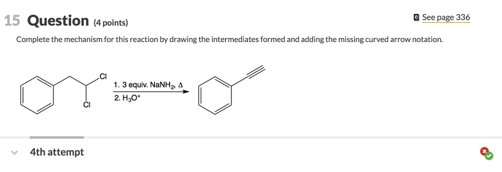 Solved Complete the mechanism for this reaction by drawing | Chegg.com