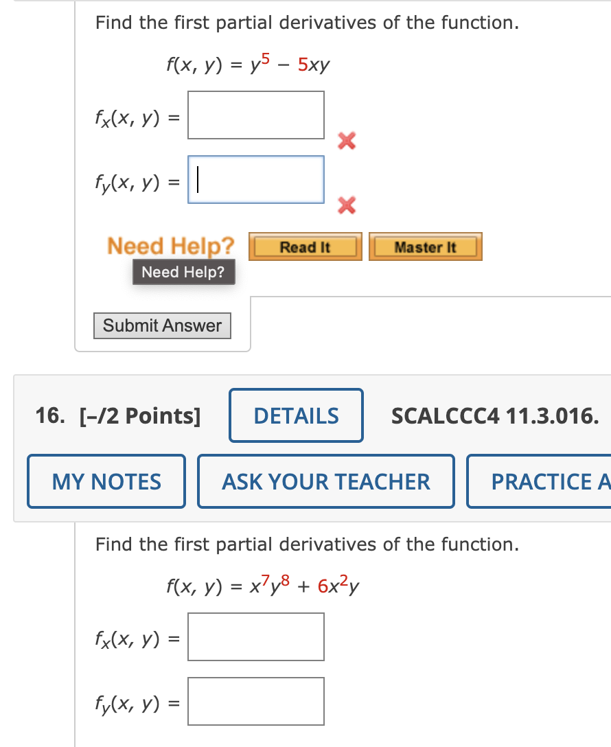 Solved Find the first partial derivatives of the function. | Chegg.com