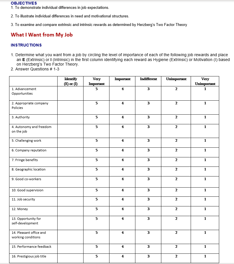 Solved OBJECTIVES 1. To demonstrate individual differences | Chegg.com Solved OBJECTIVES 1. To demonstrate individual differences | Chegg.com