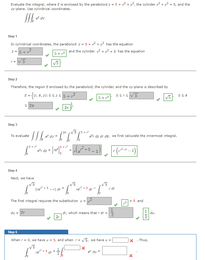 Solved Evaluate the integral, where E is enclosed by the | Chegg.com