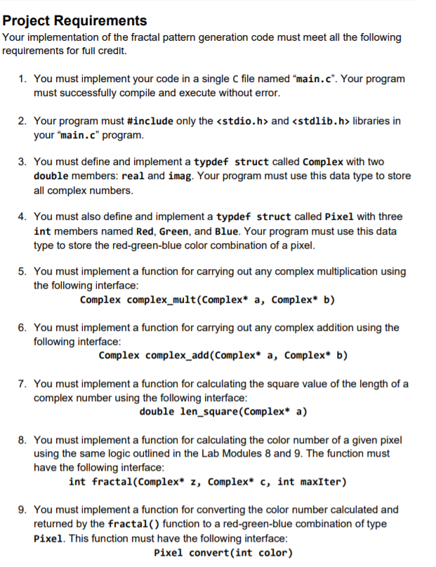 Solved Background In this Final Course Project for PRG255, | Chegg.com