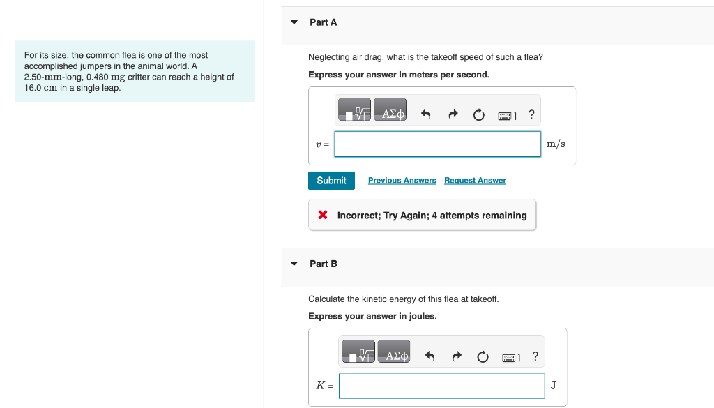 Solved For its size, the common flea is one of the most | Chegg.com