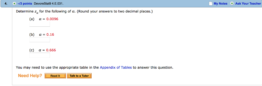 Solved 4. -/3 points DevoreStat9 4.E.031 My Notes Ask Your | Chegg.com Solved 4. -/3 points DevoreStat9 4.E.031 My Notes Ask Your | Chegg.com